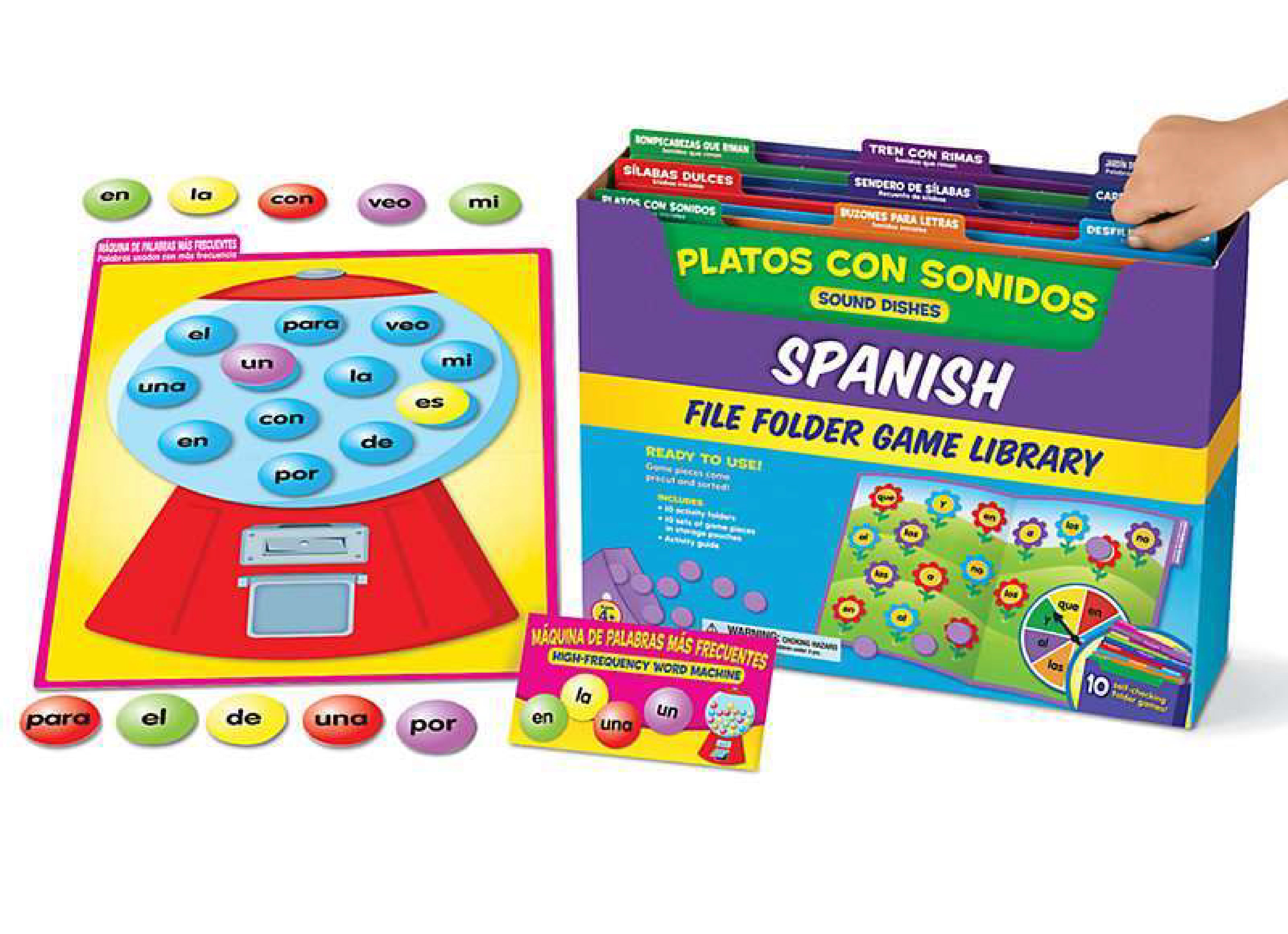 Spanish File Folder Game Library - Pre K-